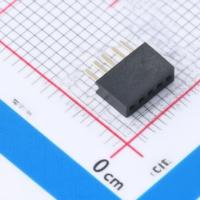 China Single row straight pin header 21 millimeter plastic width electronic component HCTL PM127-1-05-4.3-G0 for sale