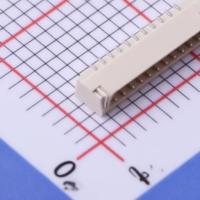 China Low profile surface mount connector HDGC HDGC0802WR-S-11P rated for 0.5A current and 30V AC DC voltage for sale
