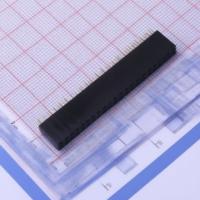 China Dual row header connector 254mm pitch straight pins plastic height 85 HCTL PM254-2-25-Z-8.5 connector for sale