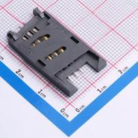 China High temperature connector HanElectricity SIM-011B-P6 with UL94V-0 rated black thermoplastic insulator for sale
