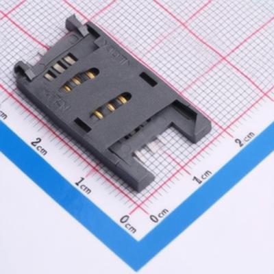 China High temperature connector HanElectricity SIM-011B-P6 with UL94V-0 rated black thermoplastic insulator for sale