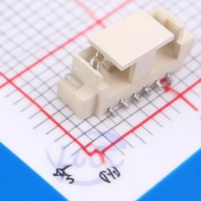 China Closed Vertical SMT Header HDGC 1.25K-BH-6PB 1.25mm Pitch Rated Voltage 125V AC DC for PCB Applications for sale