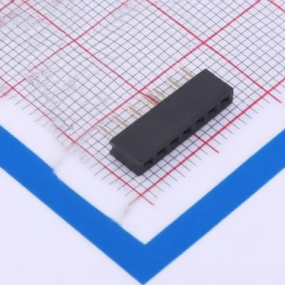 China 2 Millimeter Pitch Single Row Straight Pin Header HCTL PM200-1-07-Z-4.3 Electronic Connector Component for sale