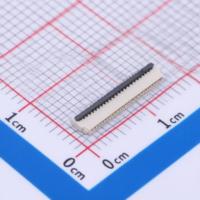 China ZIF Front Insert Rear Flip Connector for Flexible Printed Circuit HCTL HC-FPC-05-09-24RLTAG Series for sale
