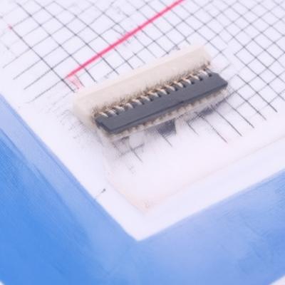 China ZIF Flexible Printed Circuit Connector with Front Flip Actuator 05mm Pitch HCTL HC-FPC-05-10-12RLTAG for sale