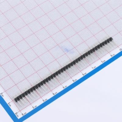 China Single Row Straight Pin Header 254mm Pitch HDGC HDGCPH-PZ01-39 3 Amp Current Rating for PCB Assembly for sale