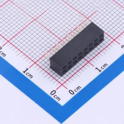 China 2 Millimeter Pitch Double Row Pin Header Connector HCTL PM200-2-08-Z-4.3 Straight Pin Electronic Part for sale