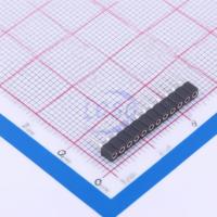 China Round Straight Pins Single Row Female Header Connector HCTL PM200-1-12-Z-3.0-C Electronic Component for sale
