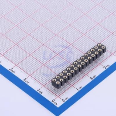 China Double Row Round Pin Female Connector Plastic Height 3.0mm HCTL PM254-2-14-3.0-C Electrical Connector for sale