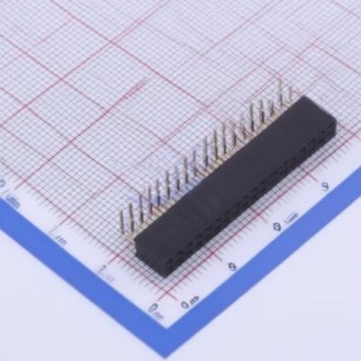 China Right angle double row pin header HCTL PM200-2-18-W-4.3 designed for electronic device integration for sale