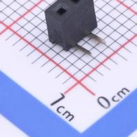 China Single Row Connector Bent Pin Plastic Height 43 Electronic Component Model HCTL PM200-1-02-W-4.3 for sale