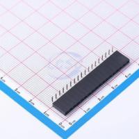 China 2.54mm Pitch Single Row Header Connector HCTL PM254-1-18-W-8.5 Right Angle Pin Electronic Component for sale
