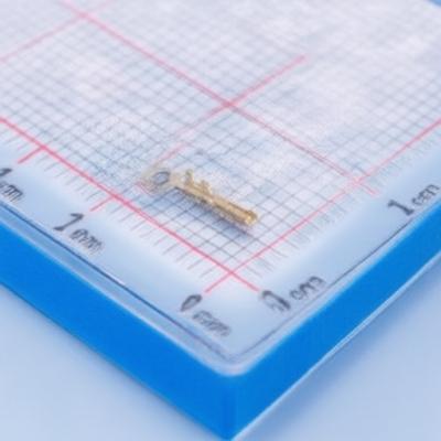 China Phosphor copper component featuring pre plating and full gold plating HDGC HDGC1254-T for industrial for sale