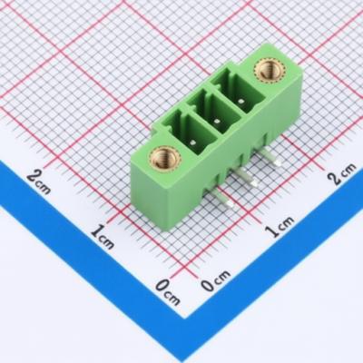 China Plug in terminal block screw connection right angle pins rated voltage 300V HCTL HC15EDGRM 3.81 3P V for sale