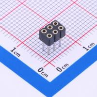 China Electronic Double Row Female Connector Featuring Round Straight Pins Model HCTL PM200-2-03-Z-3.0-C for sale