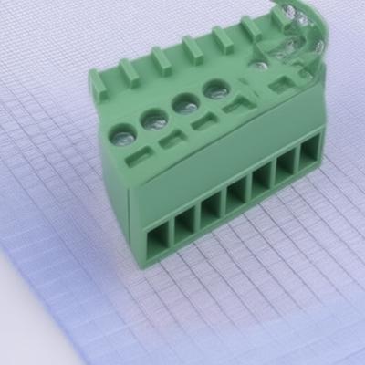China Screw terminal plug in wire terminal female socket 2.54mm pitch single row HCTL HC2EDGK 2.54 6P V part for sale