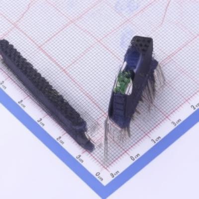China Electronic Connector Double Row Pin Header SMT Surface Mount Plastic Height 85mm HCTL PM254-2-14-S-8.5 for sale