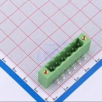 China Screw Connection Pluggable Terminal Block Single Row Right Angle Pins HCTL HC2EDGRM 5.08 6P V Connector for sale