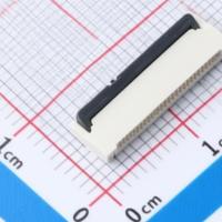China 0.5mm Pitch Backflip Connector 20 Contacts 28mm Length Rated Voltage 50V HCTL HC-FPC-05-20-28RLTAG Ideal for PCB Flat Cable for sale