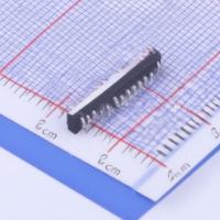 China straight pin header connector model HCTL PM200-1-14-Z-4.3 featuring 4.3 millimeter plastic height for electronics for sale
