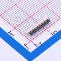 China High Precision FPC Connector 05 Pitch 10 Contacts with ZIF Front Flip Mechanism HCTL HC-FPC-05-10-24RLTAG Series for sale