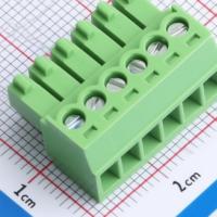 China Pluggable Female Connector HCTL HC15EDGK-3.5-6P-V Single Row 3.50mm Pitch Suitable for Wire 28-16AWG for sale