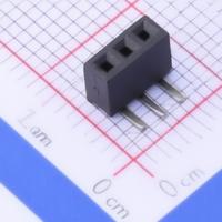 China Single row bent pin header HCTL PM200-1-03-W-4.3 engineered for electronic circuit board applications for sale