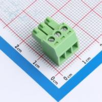 China Single row plug in terminal block connector HCTL HC15EDGK 3.5 3P V with screw option and 3.50mm pitch for sale