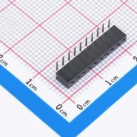 China Electronic single row connector bent pin HCTL PM200-1-10-W-4.3 plastic height 43 millimeters design for sale