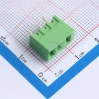 China Pluggable Terminal Block HCTL HC15EDGVC-3.81-3P-V with Screw Terminals and Brass Nickel Plated Pins for sale