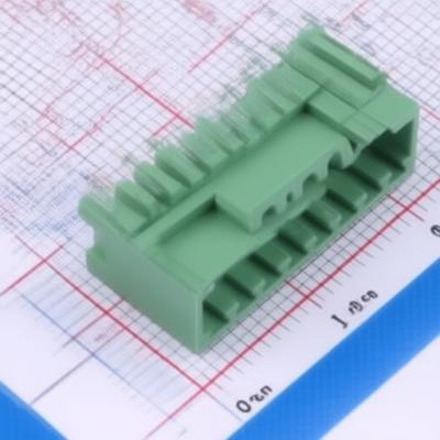 China Pluggable terminal block single row closed straight pin HCTL HC2EDGVC2548PV 254mm pitch wire gauge 0260AWG for sale