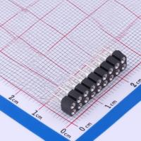 China Electronic double row round pin female connector plastic height 3.0 millimeter HCTL PM254-2-09-Z-3.0-C for sale