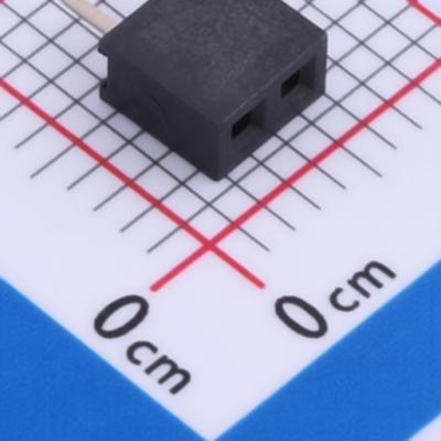 China HCTL PM200-1-02-Z-4.3 electronic connector single row straight pin type with 4.3 millimeter plastic height for sale