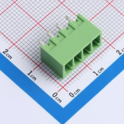 China Plug in terminal block with screw connection and straight pins rated 300V 8A current HCTL HC15EDGVC 3.81 4P V for sale