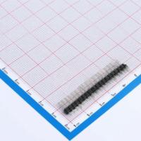 China 2.54mm Single Row Straight Pin Header HDGC HDGCPH-PZ01-20 Featuring Durable Materials and Performance for sale