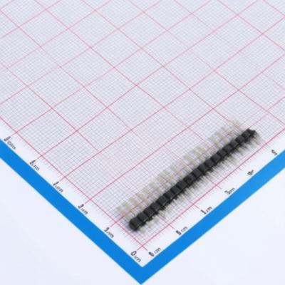 China 2.54mm Single Row Straight Pin Header HDGC HDGCPH-PZ01-20 Featuring Durable Materials and Performance for sale