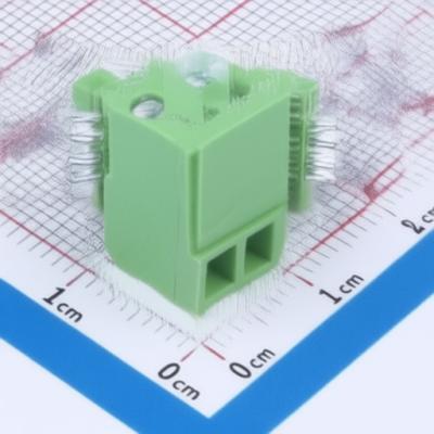 China Screw terminal pluggable terminal block HCTL HC15EDGK-3.81-2P-V single row straight pin rated current 8A for sale