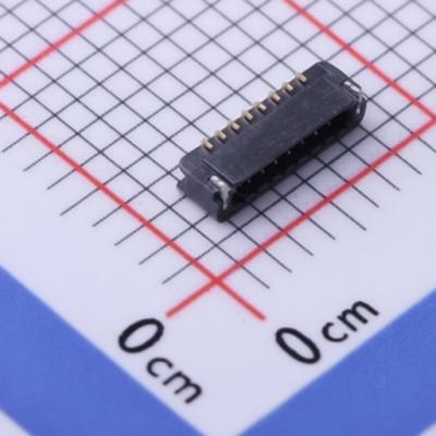 China Compact pcb mount connector HDGC HDGC0601WR S 8P with 0.6 millimeter height and 0.2 amp current rating for sale