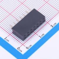 China 2.54mm Dual Row Straight Pin Header Plastic Height 85 Length 117 HCTL PM254-2-07-Z-8.5 Connector for sale