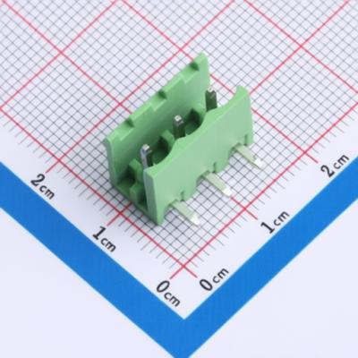 China Single Row Pluggable Terminal Block Electrical Connector 5.08mm Pitch HCTL HC2EDGR-5.08-3P-V Durable for sale