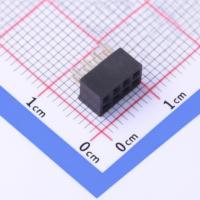 China Electronic Connector Component Double Row Pin Header HCTL PM200-2-04-Z-4.3 Straight Pin for sale