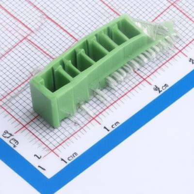 China Pluggable terminal block single row closed design HCTL HC15EDGRC-3.5-7P-V 3.5mm pitch for wire to board for sale