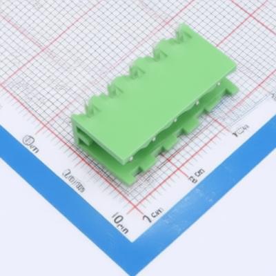 China Durable Pluggable Terminal Block HCTL HC2EDGR-5.08-5P-V with Nickel Plated Brass Pins and PA66 UL94V-0 Body for sale