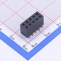 China Dual Row Header 254 Pitch Surface Mount Plastic Height 85 Millimeters HCTL PM254-2-05-S-8.5 Connector for sale