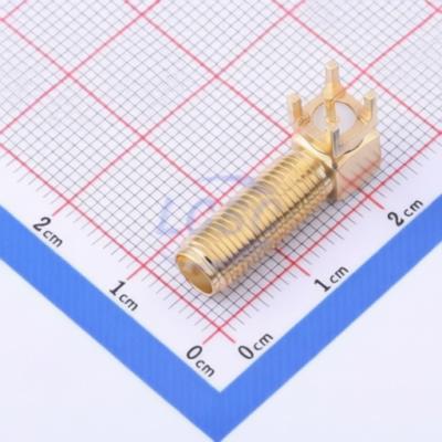 China SMA Jack Connector HJ Tech 2LC15SF009 for PCB Mounting Used in Communication Technology Applications for sale
