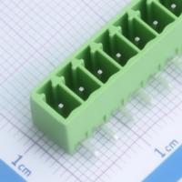 China Single row pluggable terminal block with 3.5mm pitch HCTL HC15EDGRC-3.5-8P-V closed end bent pin for sale