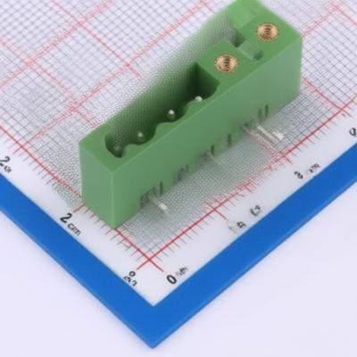 China Electrical connector plug in terminal block screw type right angle pin 5.08mm pitch HCTL HC2EDGRM 5.08 3P V for sale