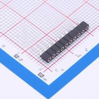 China Single row male header with straight round pins HCTL PM200-1-10-Z-3.0-C electronic connector component for sale