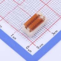 China Double row vertical pin header with posts HDGC HDGC1006WV-S-2X9P 1 to 1 ratio connector component for sale