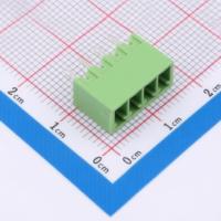 China single row plug in terminal block wire to board connector HCTL HC15EDGVC 3.5 4P V straight pin design for sale